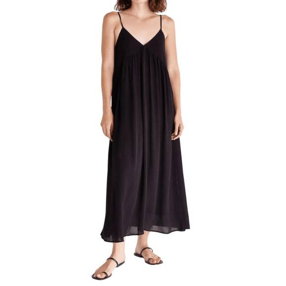 Z Supply | Dresses | New Z Supply Atlas Midi Dress In Black | Poshmark